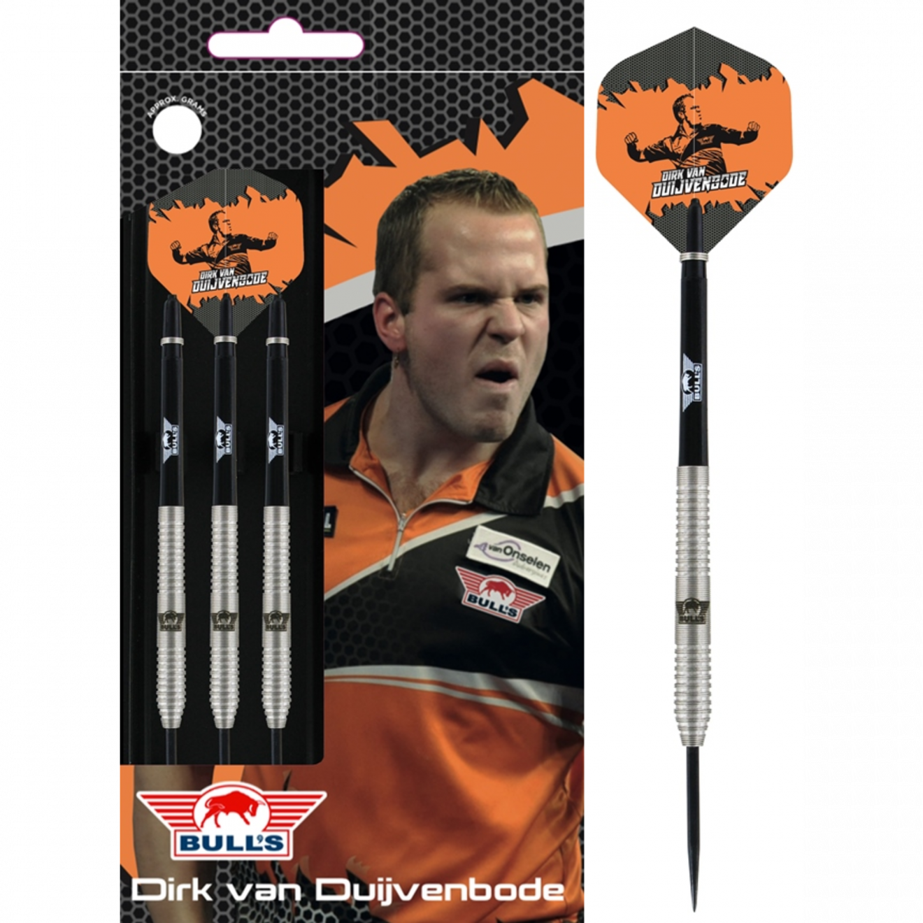 Bull’s NL Dirk Van Duijvenbode 90% Tungsten 23g Darts Set – Total Darts