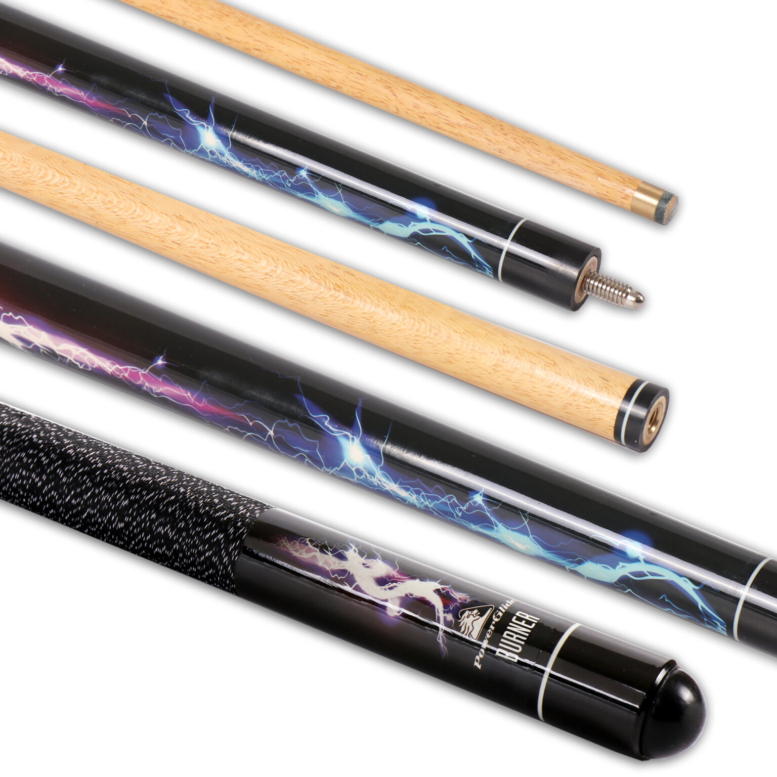 PowerGlide 2 Piece Pool Cues – Total Darts